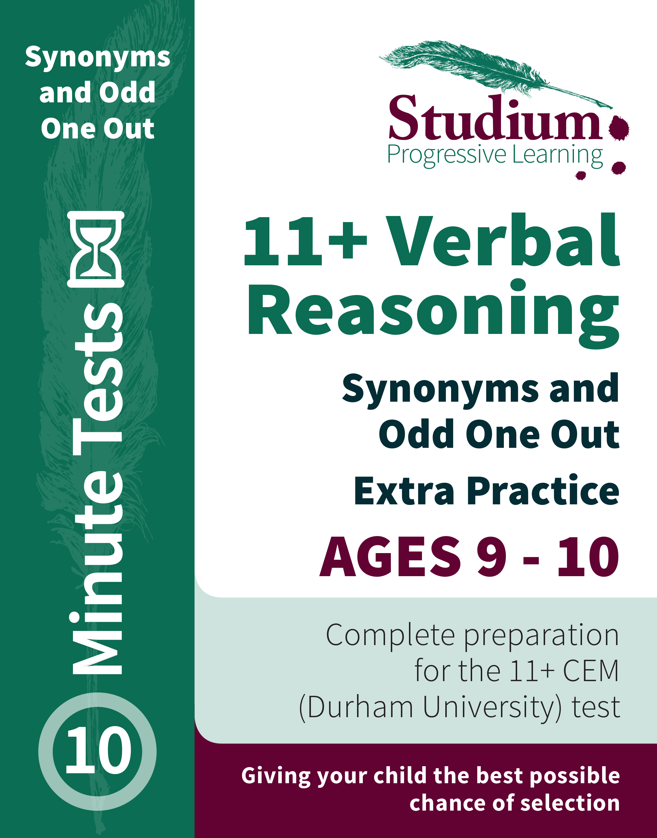 Buy the top-rated 'CEM 11+ Verbal Reasoning Synonyms & Odd One Out 10 ...