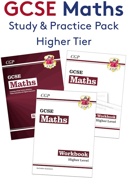 Buy GCSE Maths Study & Workbook Pack | incl Revision Guide & Workbooks
