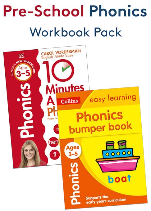 Buy Pre-School Phonics Workbook Pack (Ages 3-5) | Exam Ninja