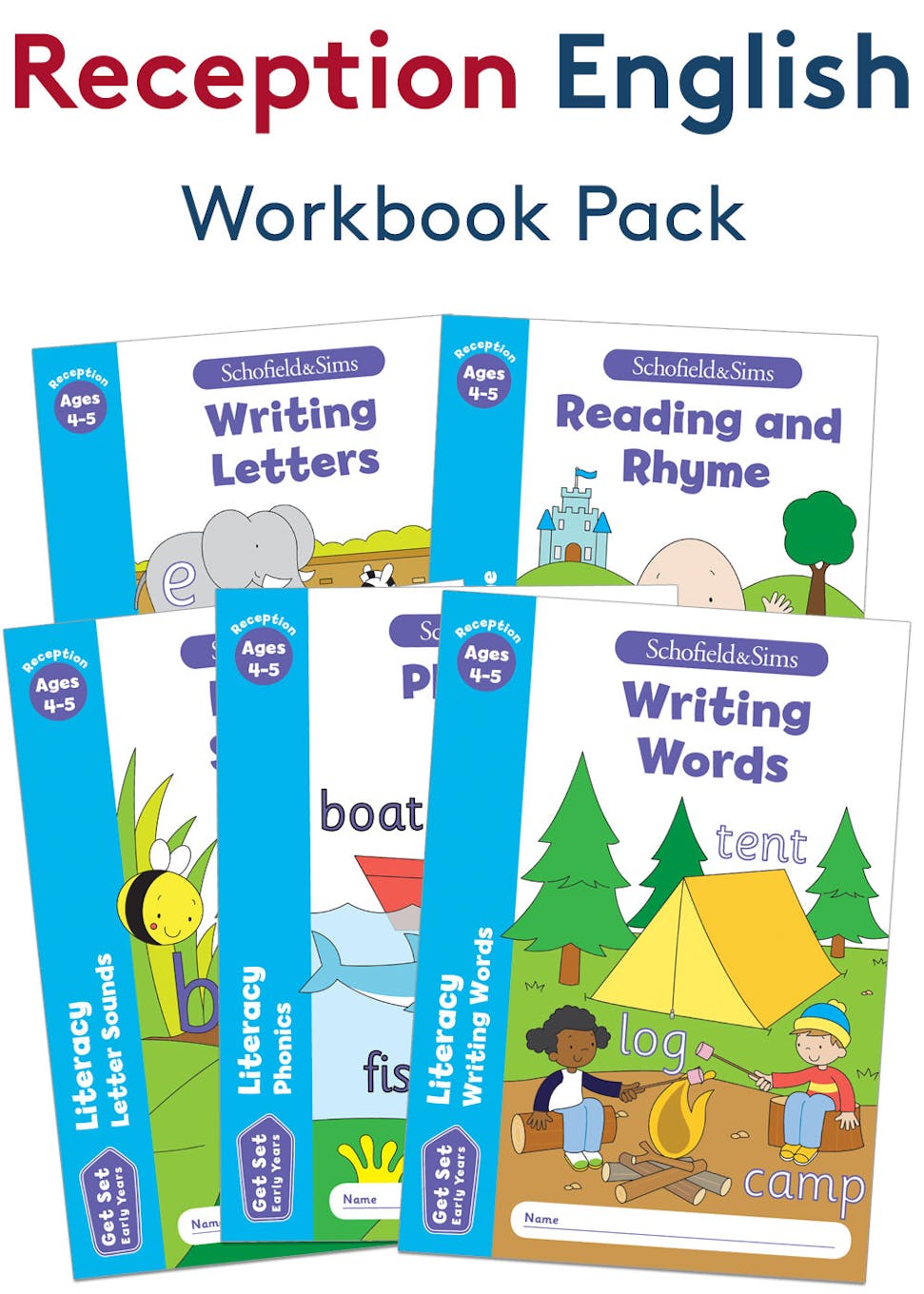 Buy Reception English Workbook Pack | Ages 4-5 | Exam Ninja