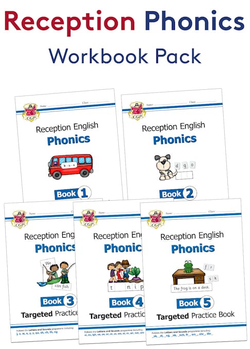 Buy Reception Phonics Workbook Pack (Ages 4-5) | Exam Ninja