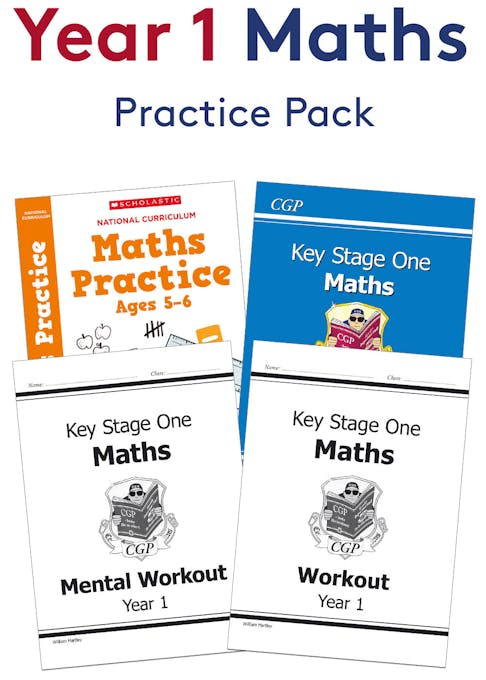 Buy Year 1 Maths Study & Workbook Pack (Ages 5-6) | Exam Ninja