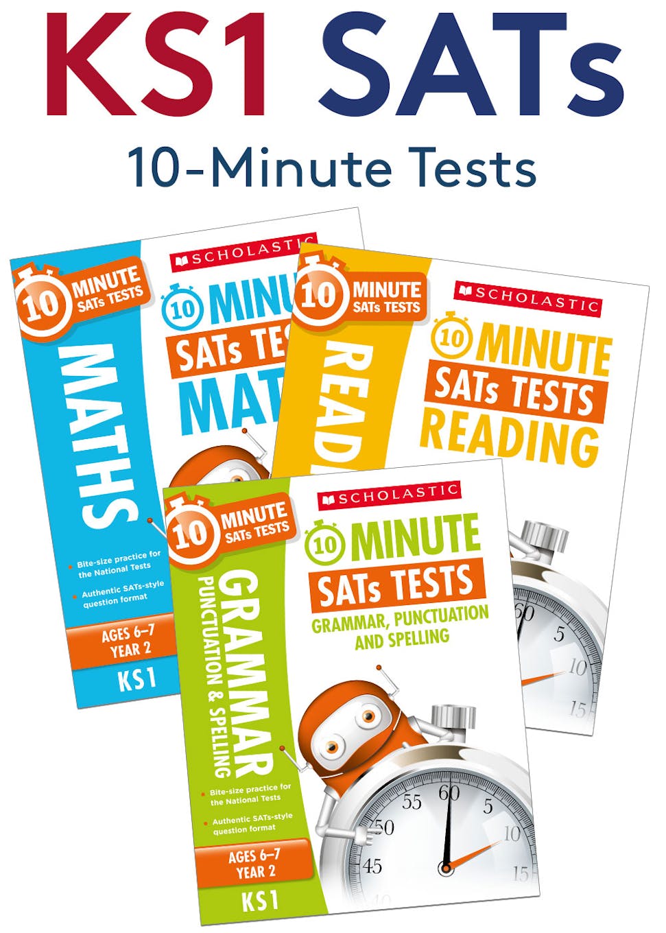 Buy KS1 SATs 10-Minute Tests Pack | Ages 6-7 | Exam Ninja