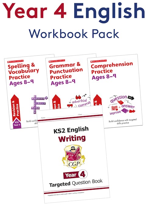 Buy Year 4 English Workbook Pack - Boosts English Comprehension
