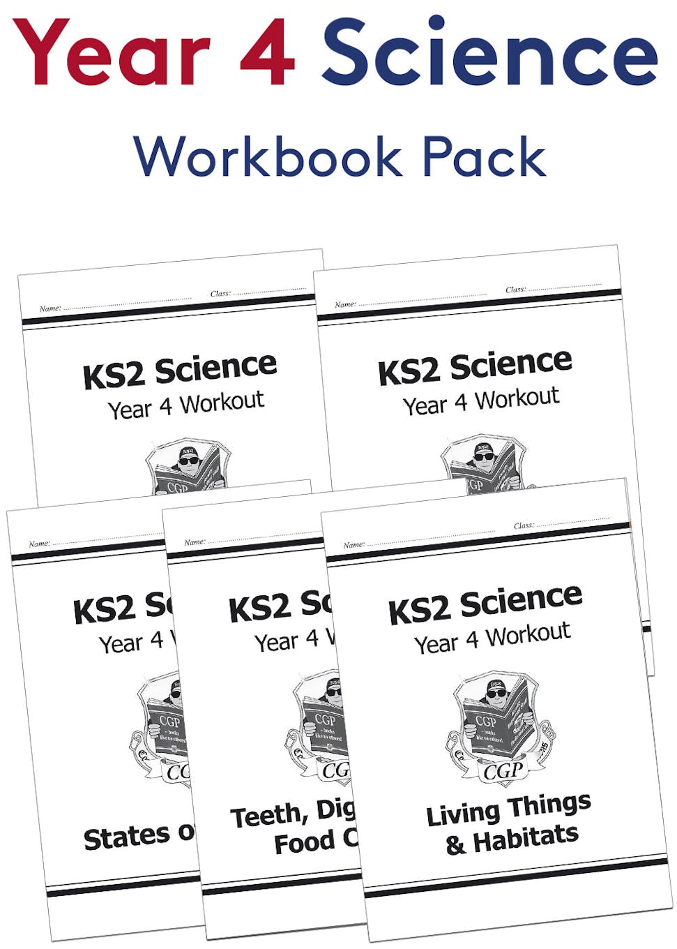 Buy Year 4 Science Workbook Pack (Ages 8-9) | Exam Ninja